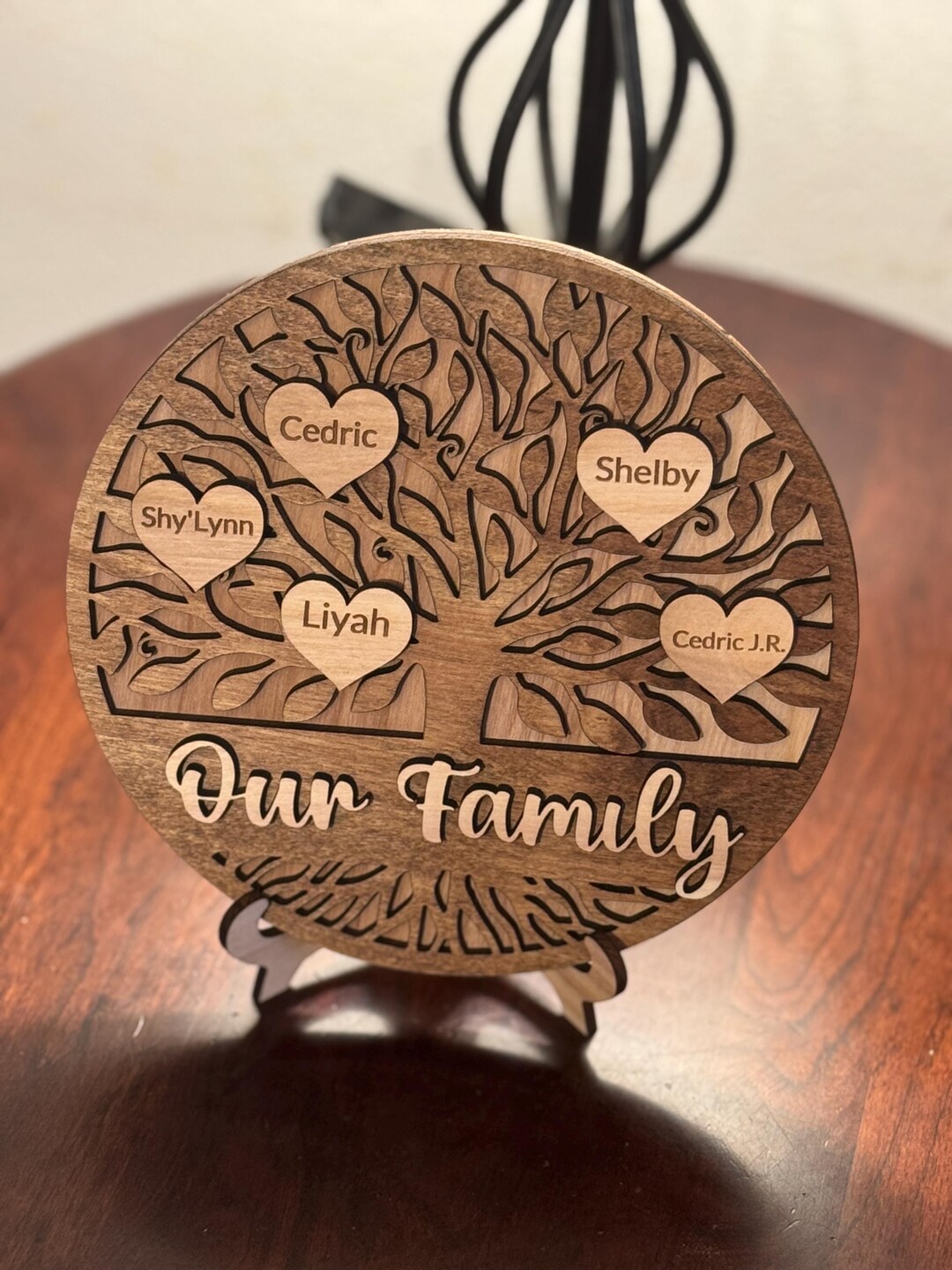 Personalized Family Tree Name Sign Great Decoration - Etsy