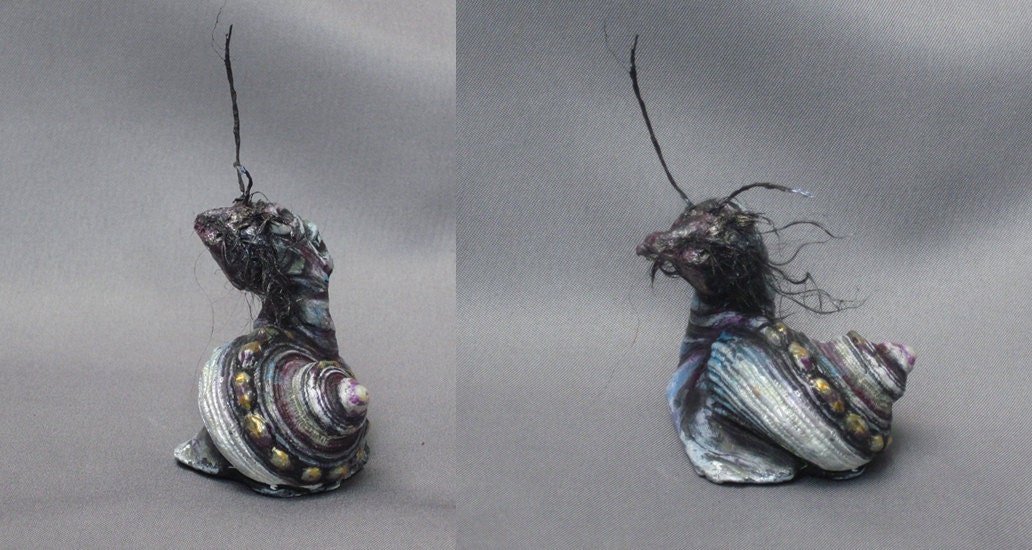 Odd and Creepy Miniature Skeleton Snail - Skellysnail — The Broken Planet