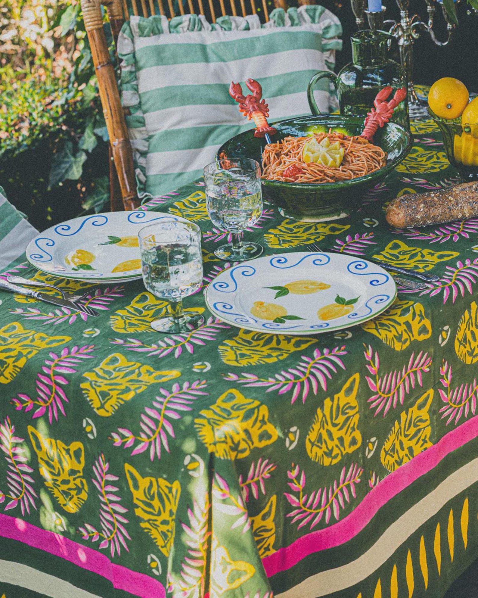 Tiger Ziggy Tablecloth - Etsy