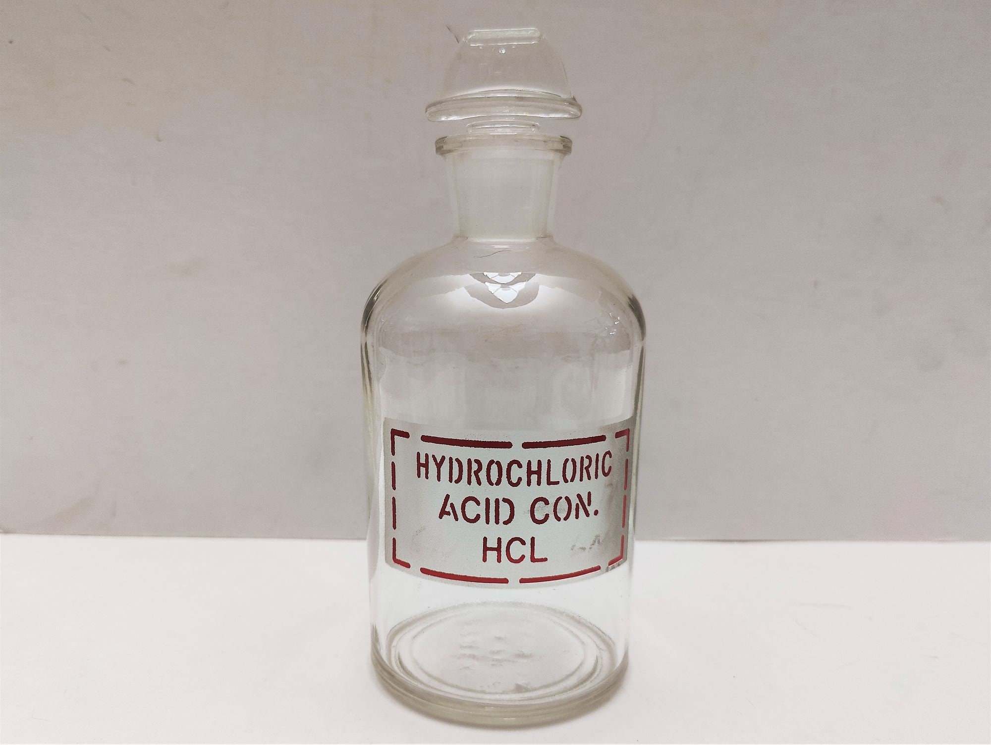 Hydrochloric Acid Bottle