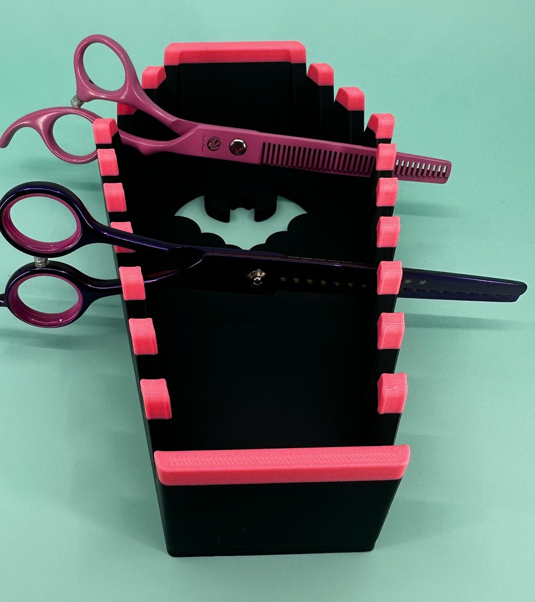 The Coffin Beautician *gothic Black and Pink* - Hair Stylist Scissor ...