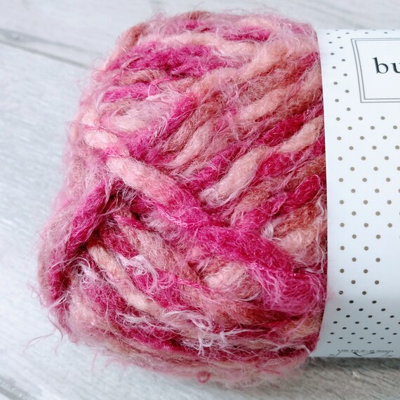 Buttercream Luxe Craft Angel Hair Yarn ~ PINK MULTI ~ New ~ Free ...