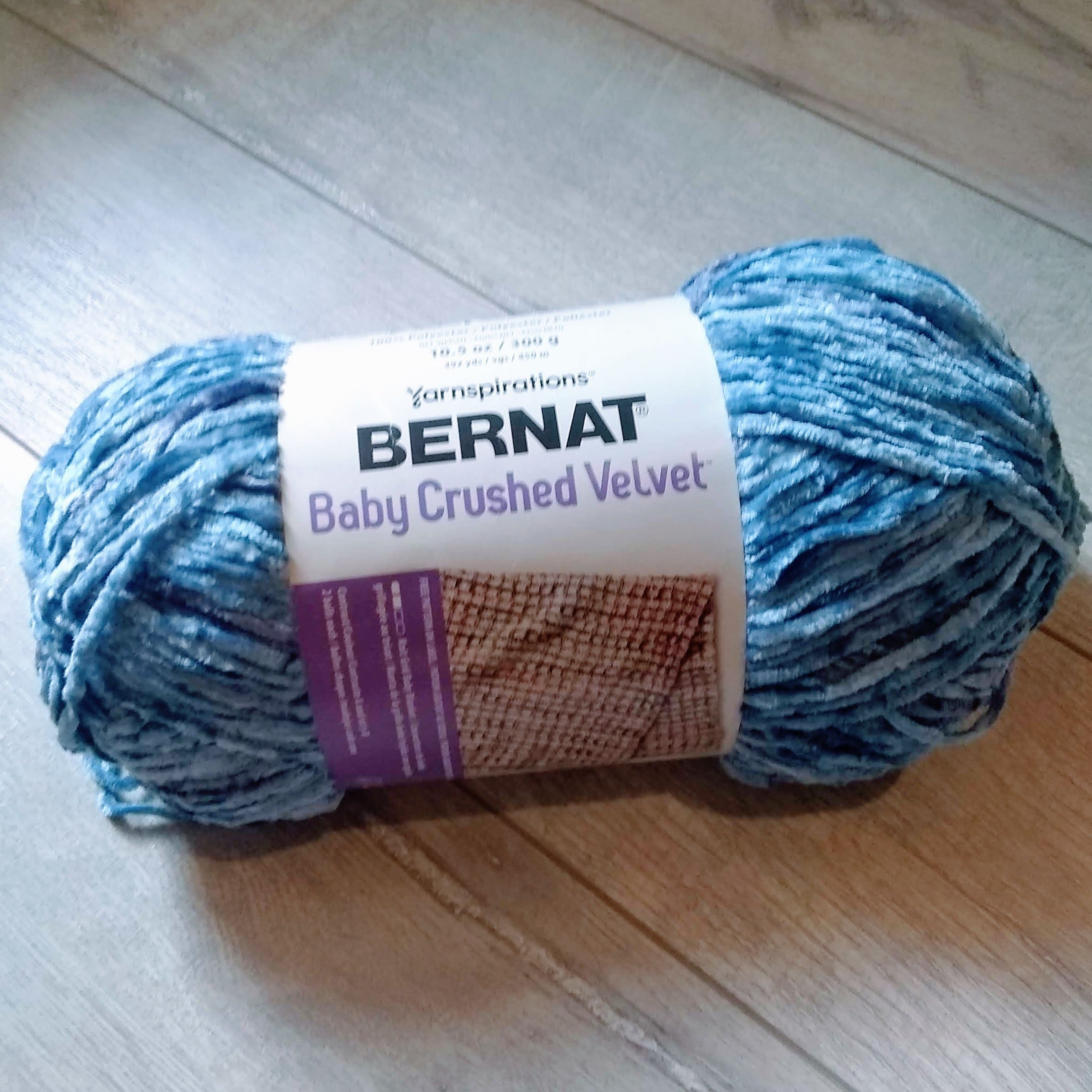 Sewing & Fiber Yarn Macrame indigo shadow baby crushed velvet yarn etna ...