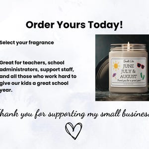 Teacher Appreciation Gift, End of Year Teacher Gift, Teacher Thank You ...