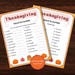 Thanksgiving Word Scramble, Thanksgiving Game, Office Party Game, Kids ...