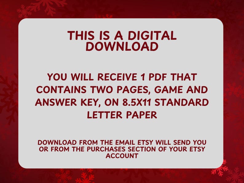 Christmas Word Scramble, Christmas Party Game, Christmas Office Party ...