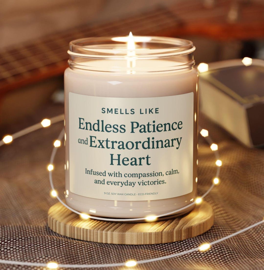 SPED Teacher Gift, Endless Patience & Extraordinary Heart Candle ...