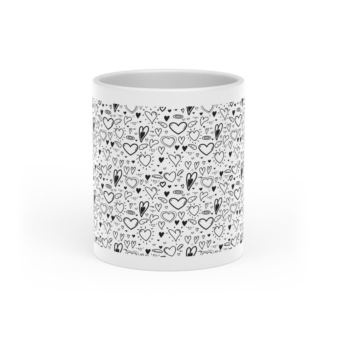 Charming Heart-shaped Mug, Cute Gift for Valentine's Day, Cozy Coffee ...