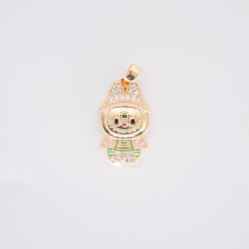 Gold Labubu Pendant - Etsy