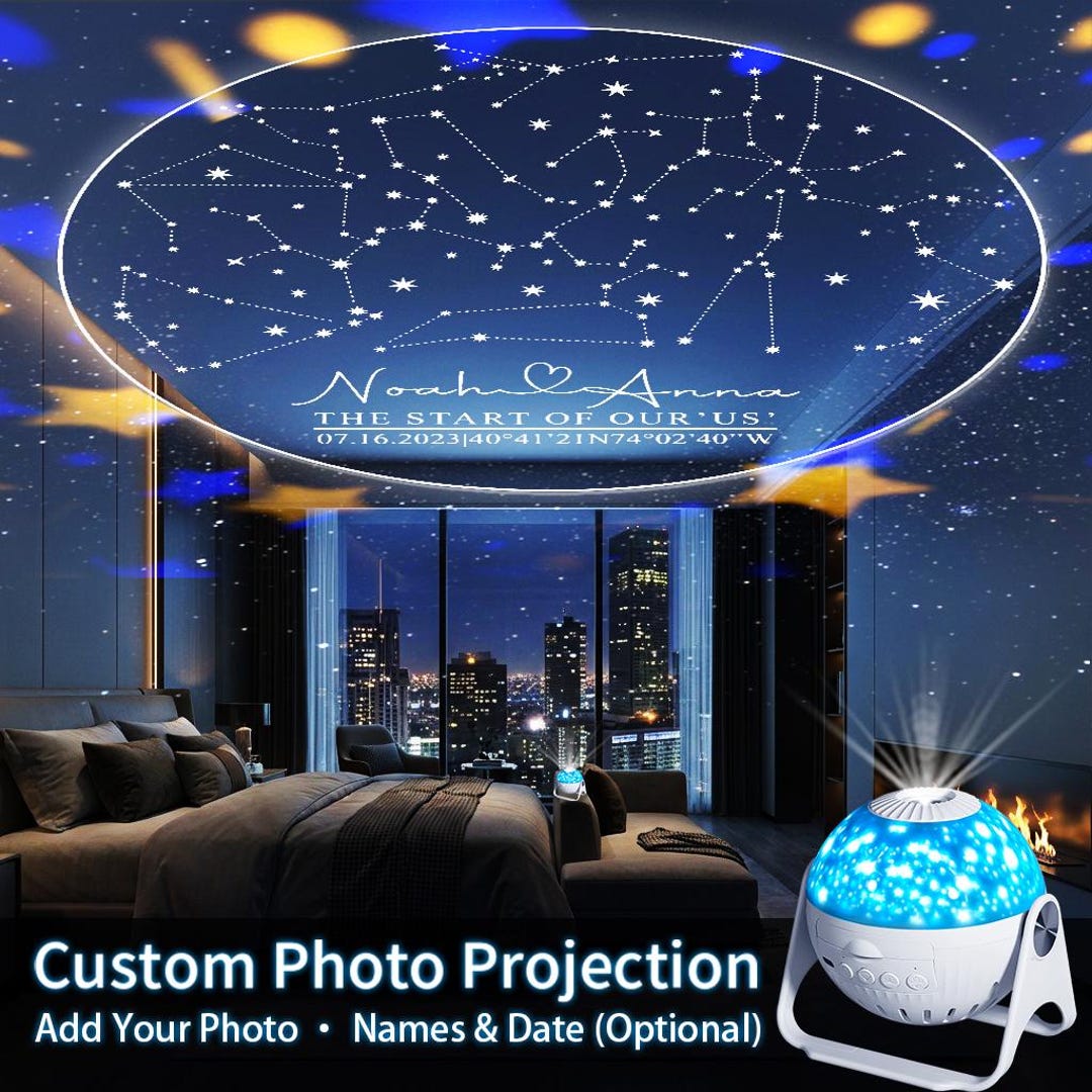 NASA Star Map by Date Projector | Custom Birthday Constellation Night ...