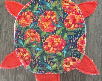The Turtle Kitchen Floor Mop Handmade Chicken Themed Cotton Fabric ...