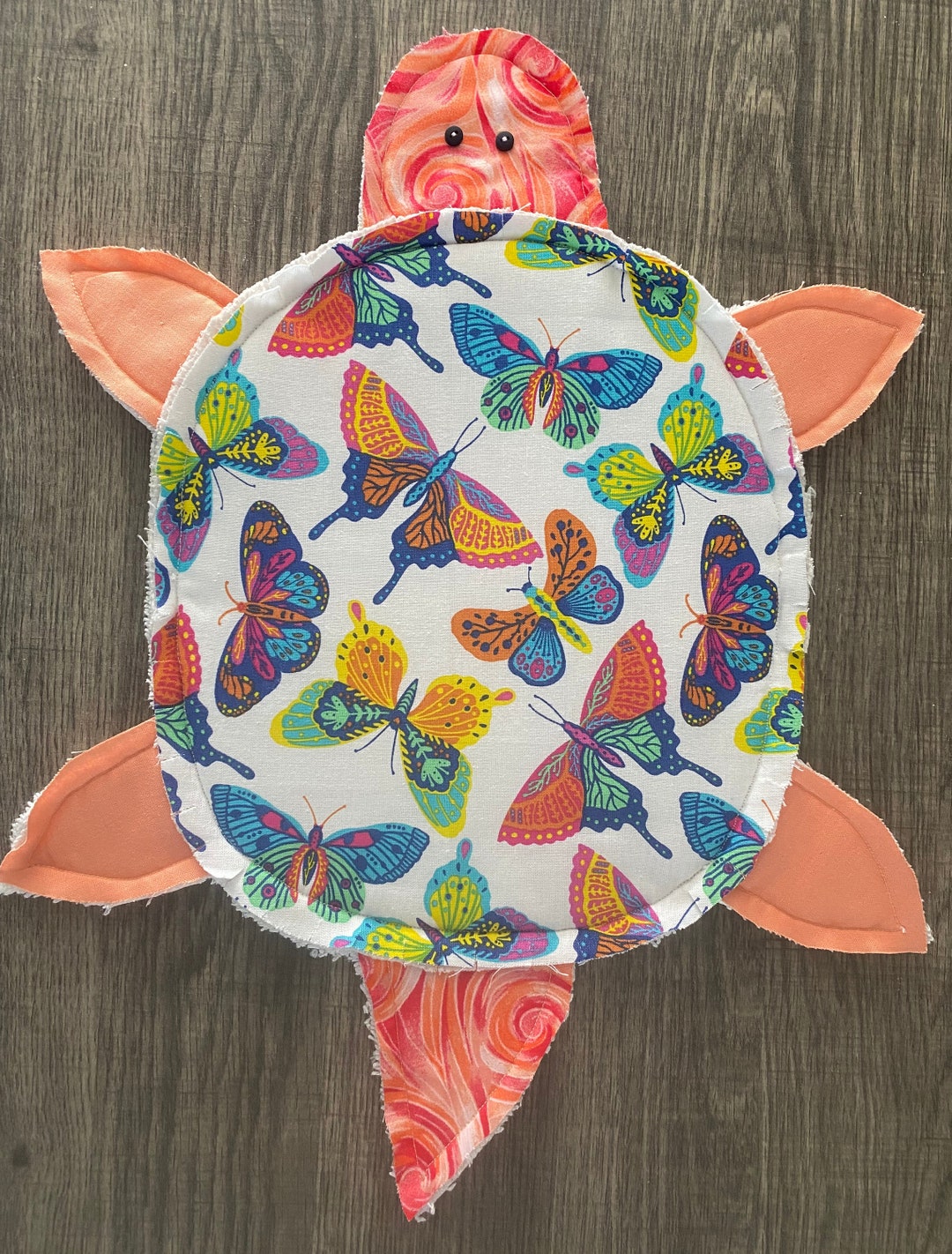 The Turtle Kitchen Floor Mop Handmade Butterfly Theme Cotton Fabric ...