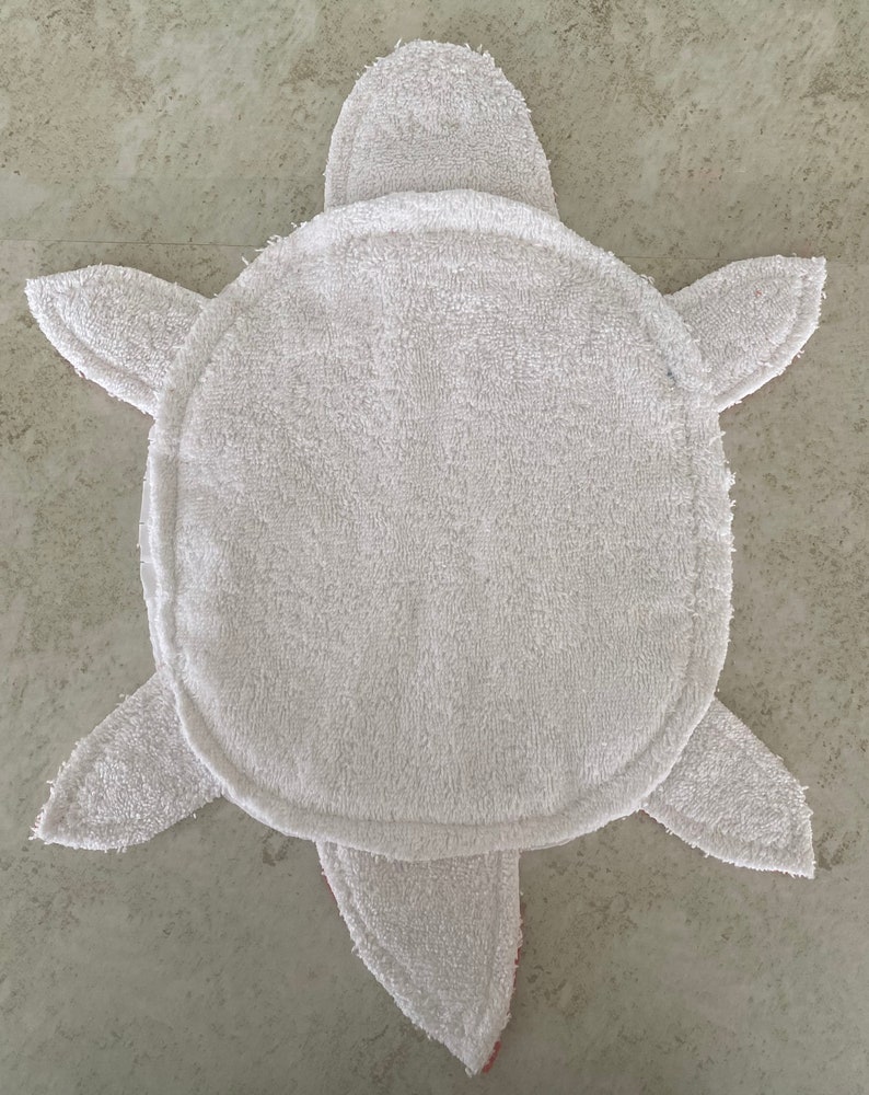 The Turtle Kitchen Floor Mop Handmade NEW Watermelon Themed Cotton Fabric Green Legs, Head, Tail ...