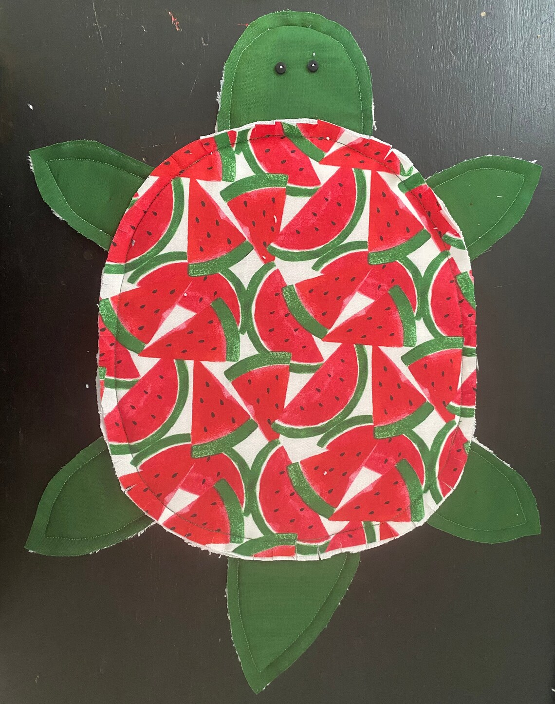 The Turtle Kitchen Floor Mop Handmade NEW Watermelon Themed Cotton ...
