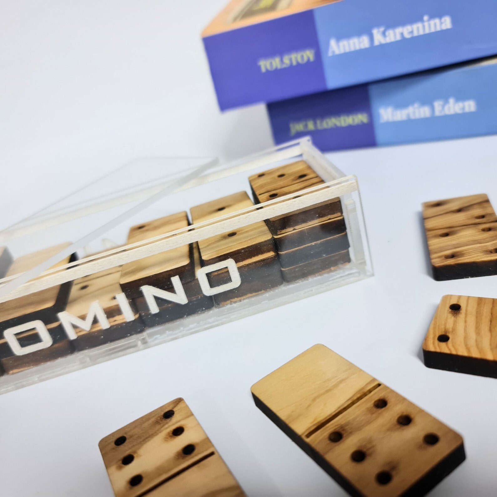 Christmas Dominoes Both Wooden and Epoxy Domino Sets Handmade Dominoes ...