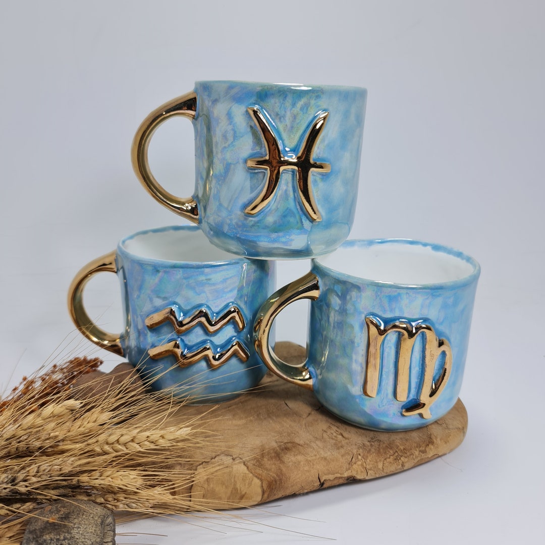 Zodiac Sign Mug Personalized Ceramic Mug Zodiac Ceramic Gift ...