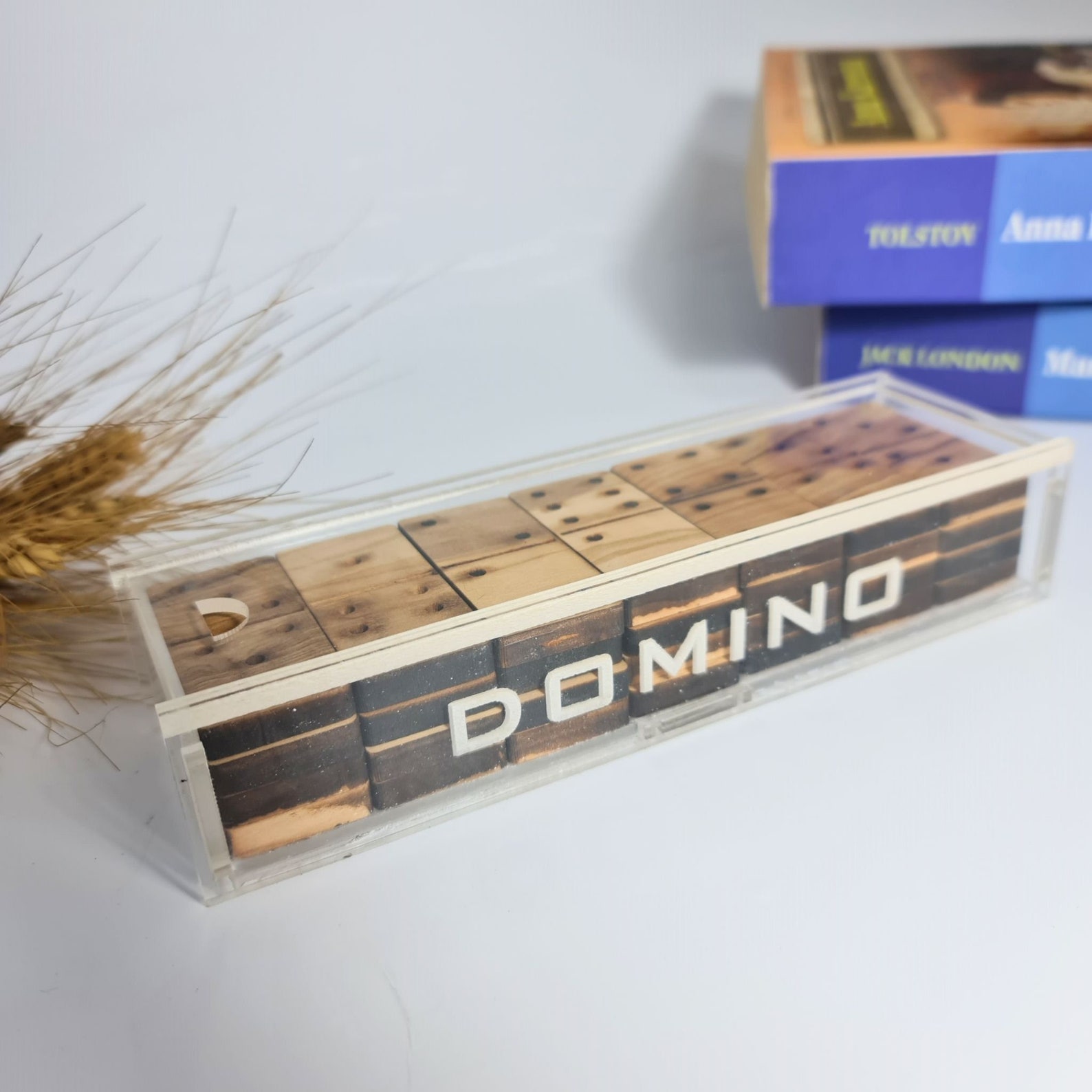 Christmas Dominoes Both Wooden and Epoxy Domino Sets Handmade Dominoes ...