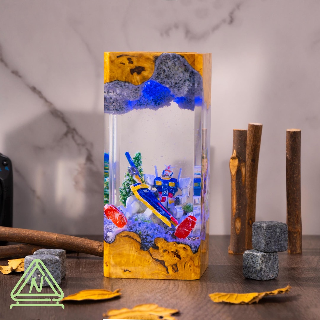 Custom Resin Lamp, Resin Night Light, Custom Epoxy Resin Art, Epoxy ...