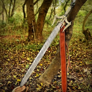 Damascus Sword, Viking Sword, Hand Forged Sword, Long Sword, Sword ...
