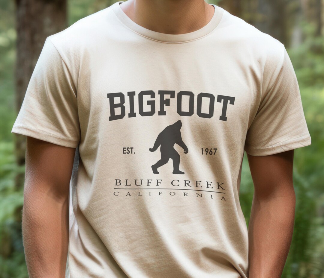 Bigfoot Tshirt, Sasquatch Shirt, Bluff Creek Film T-shirt, Big Foot Tee ...