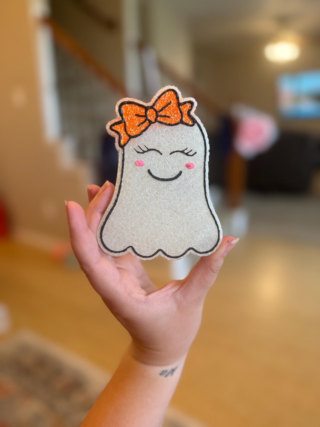 Customizable Ms. Ghosty Halloween Car Freshie — Personalized Scented ...