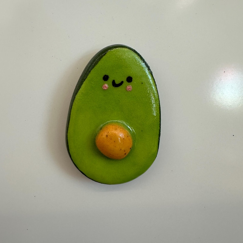 Clay Avocado Magnet - Etsy