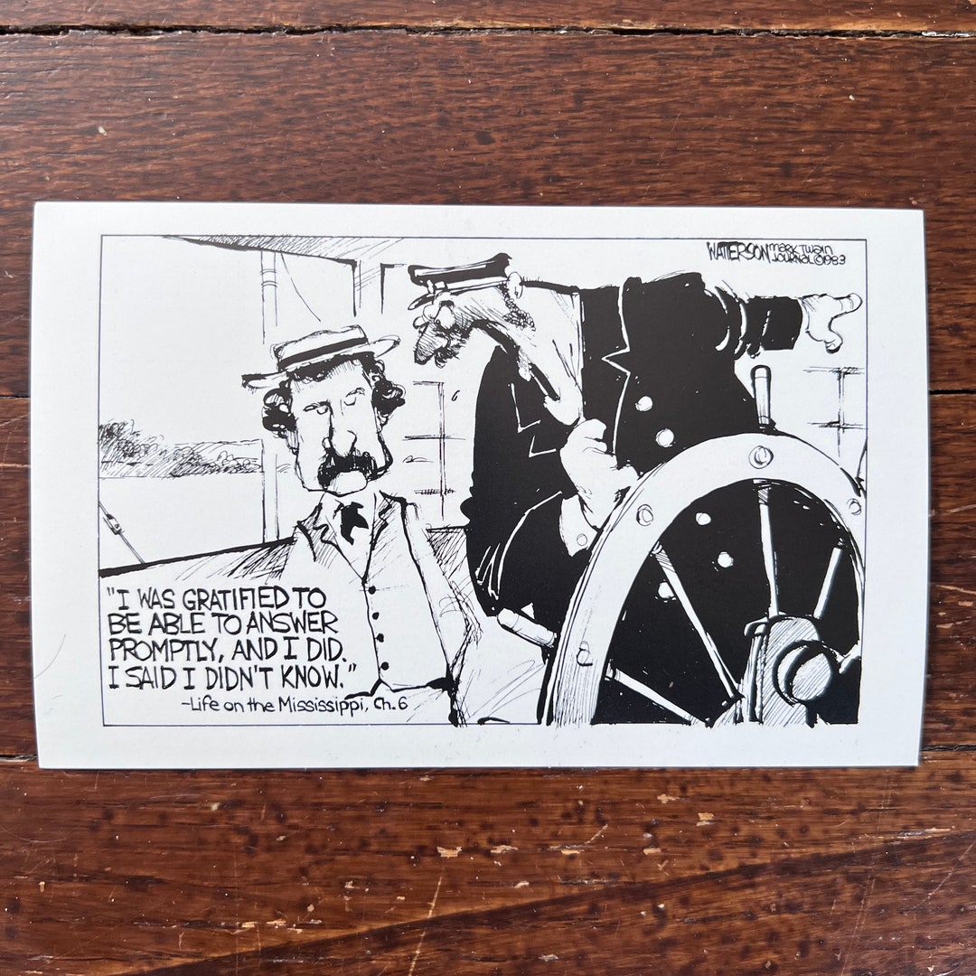 4 Early Bill Watterson (calvin and Hobbes) Postcards Inspired by Mark ...