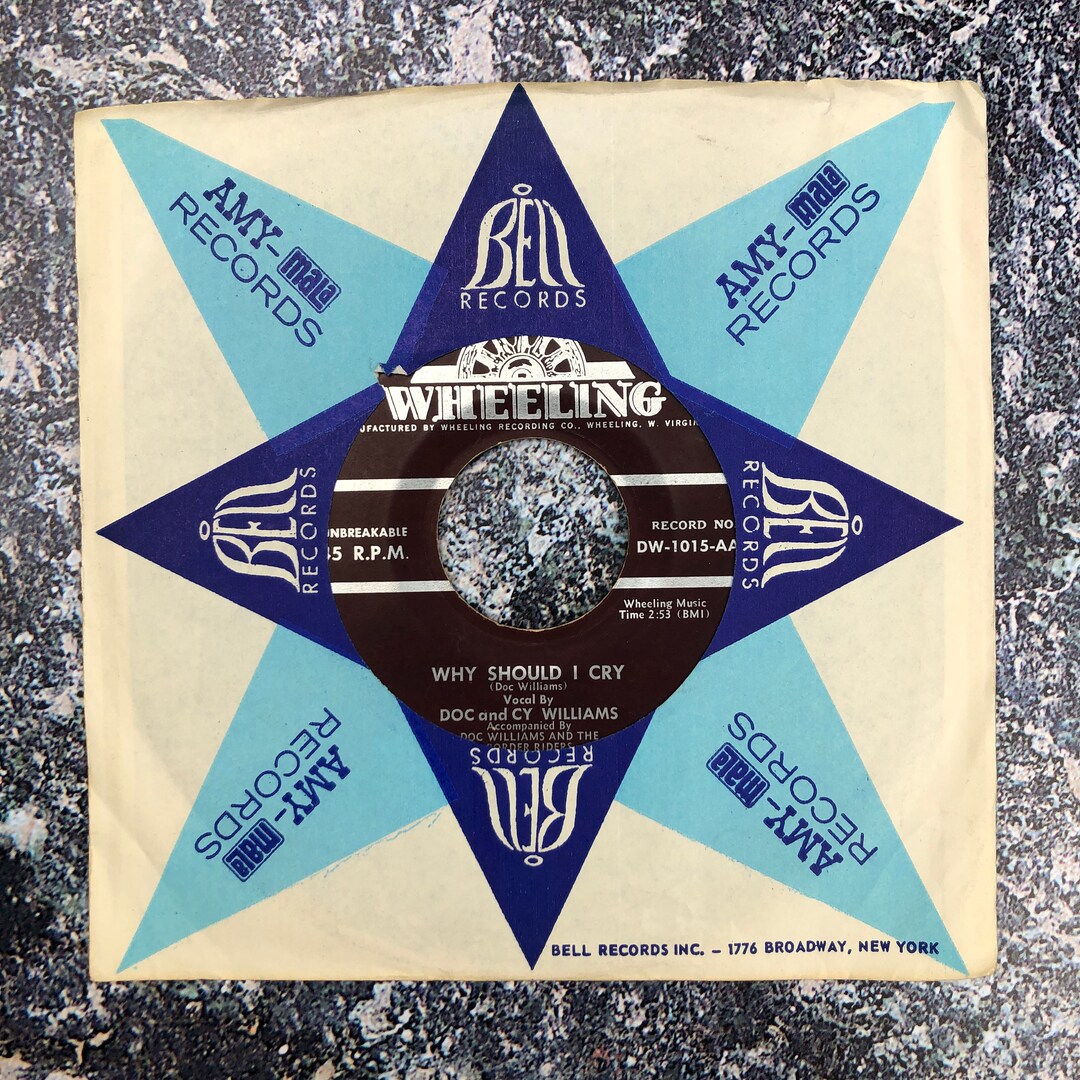 Doc and Cy Williams Why Should I Cry b/w Fetchin' Gretchen Home 7 Vinyl ...