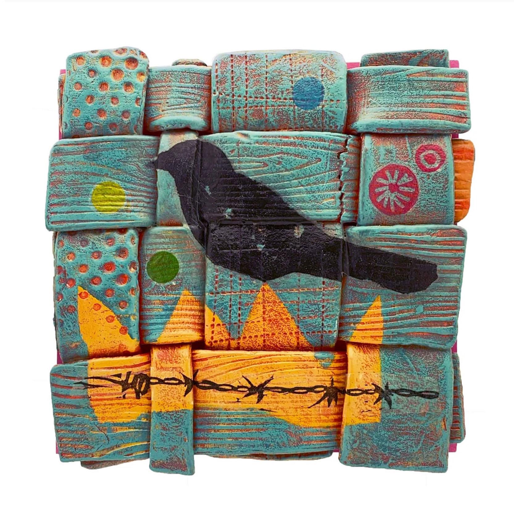 Mixed Media Wall Art Small Clay - Etsy