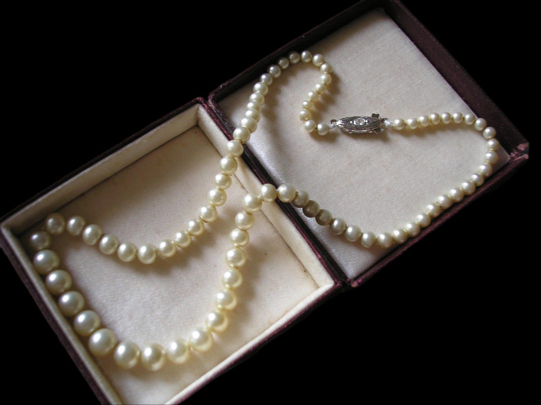 Antique 1920s CIRO Pearls, CIRO Pearl Necklace, Art Deco Pearls, Single ...