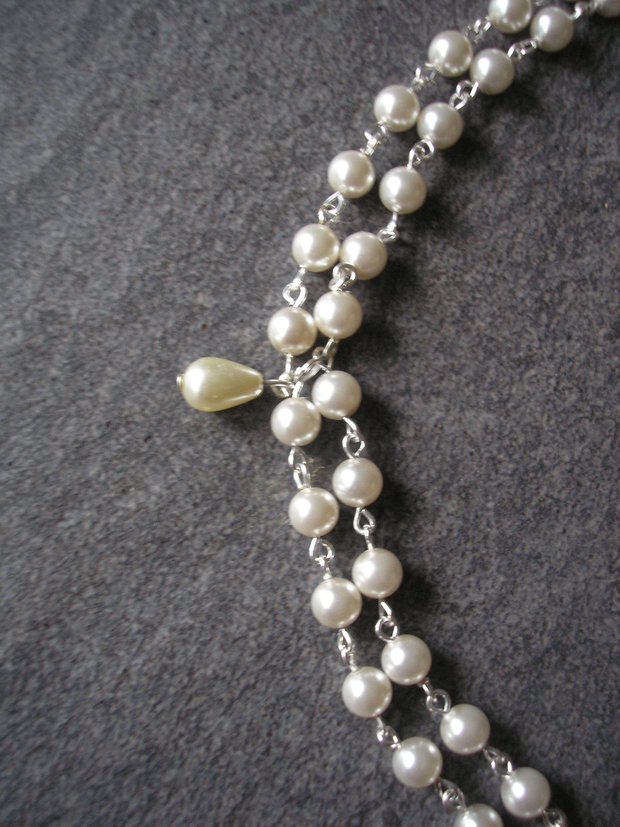 2 Strand Pearl Choker Two Strand Pearls Choice of Colours - Etsy UK