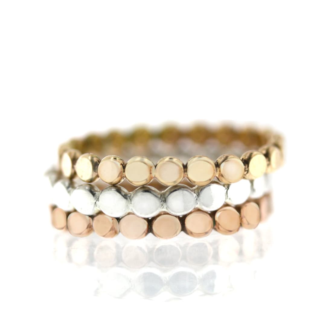 POPPY RING - Sterling Silver, 14k Goldfilled, Rose Gold, Stacking Ring ...