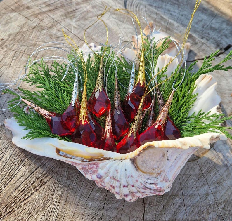 Victorian Christmas Icicle Bauble Ornaments – Handmade Steampunk ...