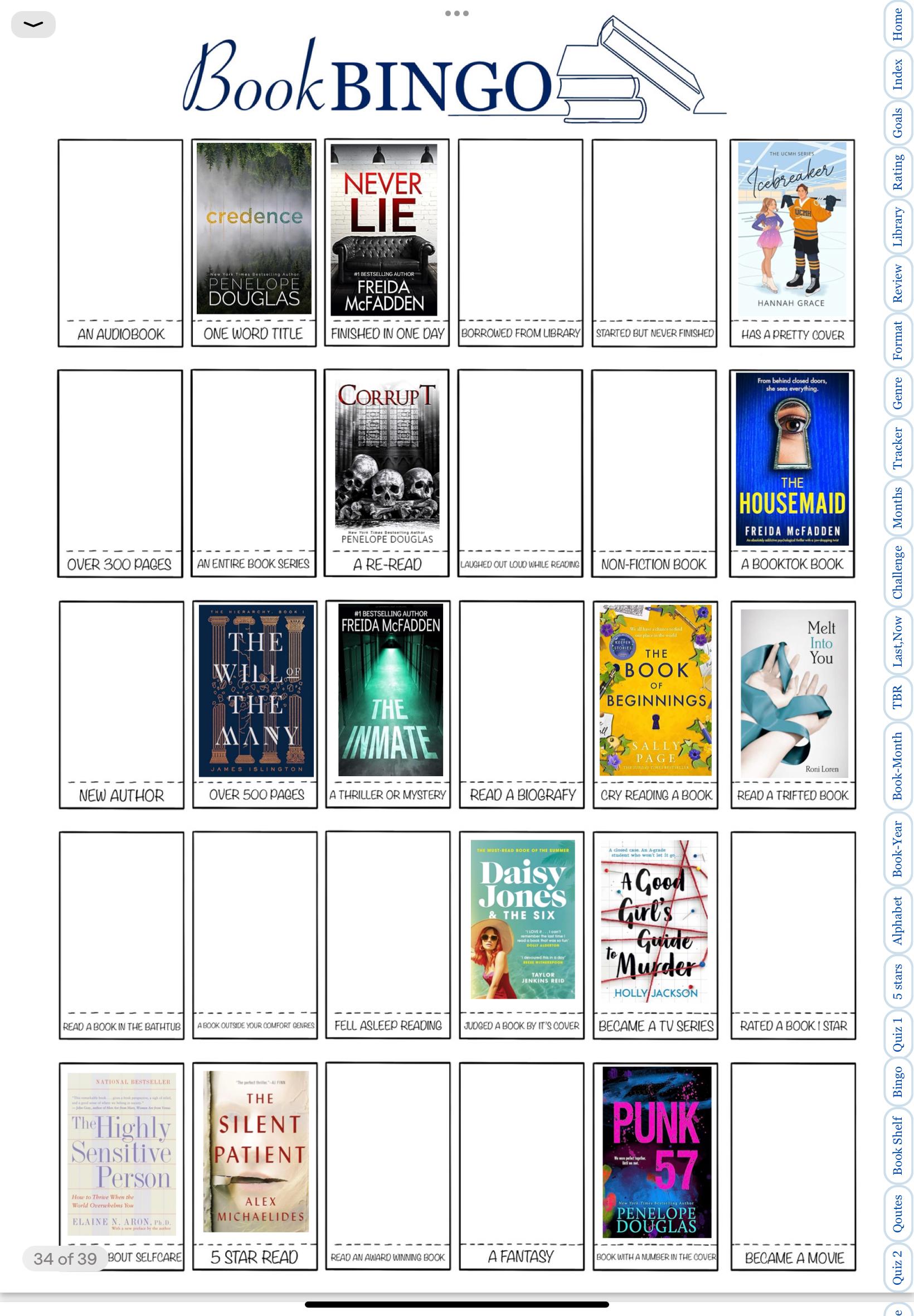 2025 Digital Reading Journal, Reading Log, Book Tracker, Reading List ...