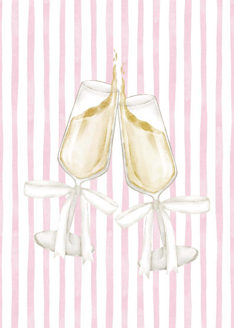 Champange Graphic - Etsy