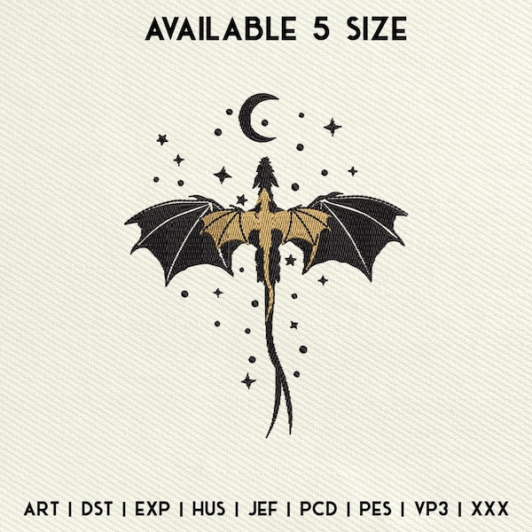 Dragons Applique Pes - Etsy