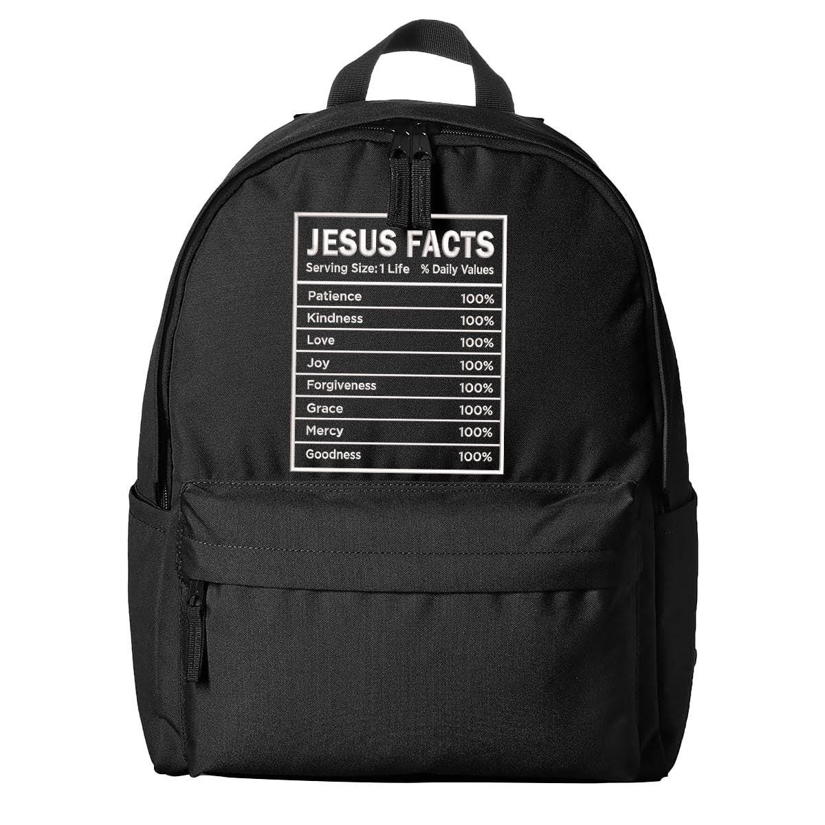 Jesus Facts Embroidery File, Christian Nutrition Label Design ...