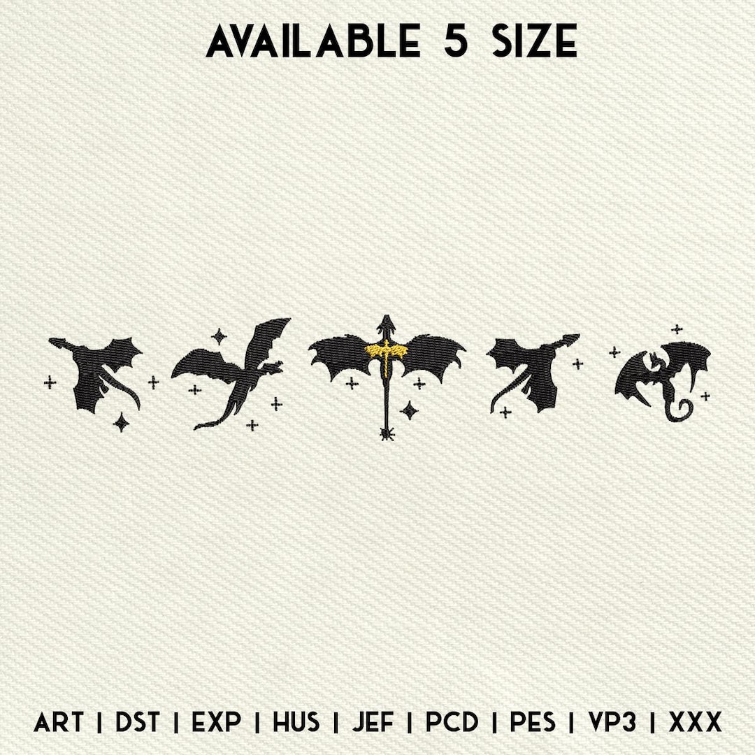 Basgiath War College Embroidery Design, Fourth Wing Embroidery Design ...