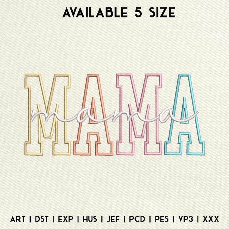 Mom Applique - Etsy