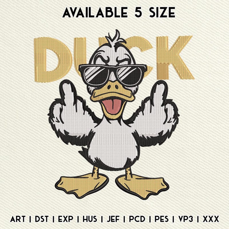 Middle Finger Duck - Etsy
