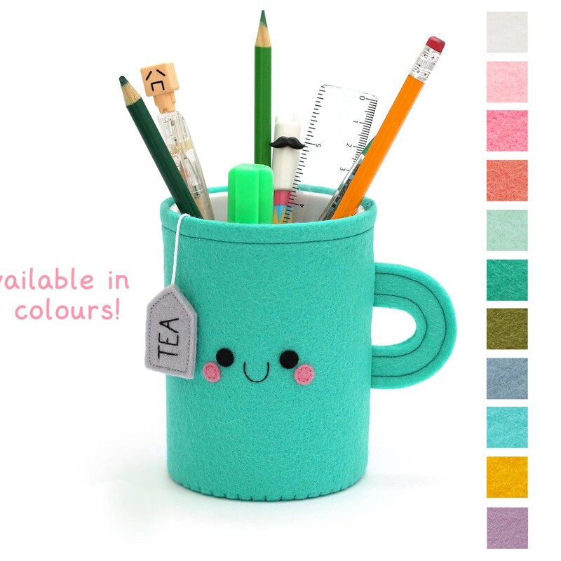 Kawaii Pencil Holder - Etsy