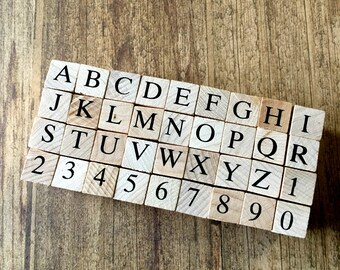 Small letter stamps | Etsy