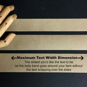 Kraft Paper Belly Bands (100) - Product Wrap Packaging Printed ...