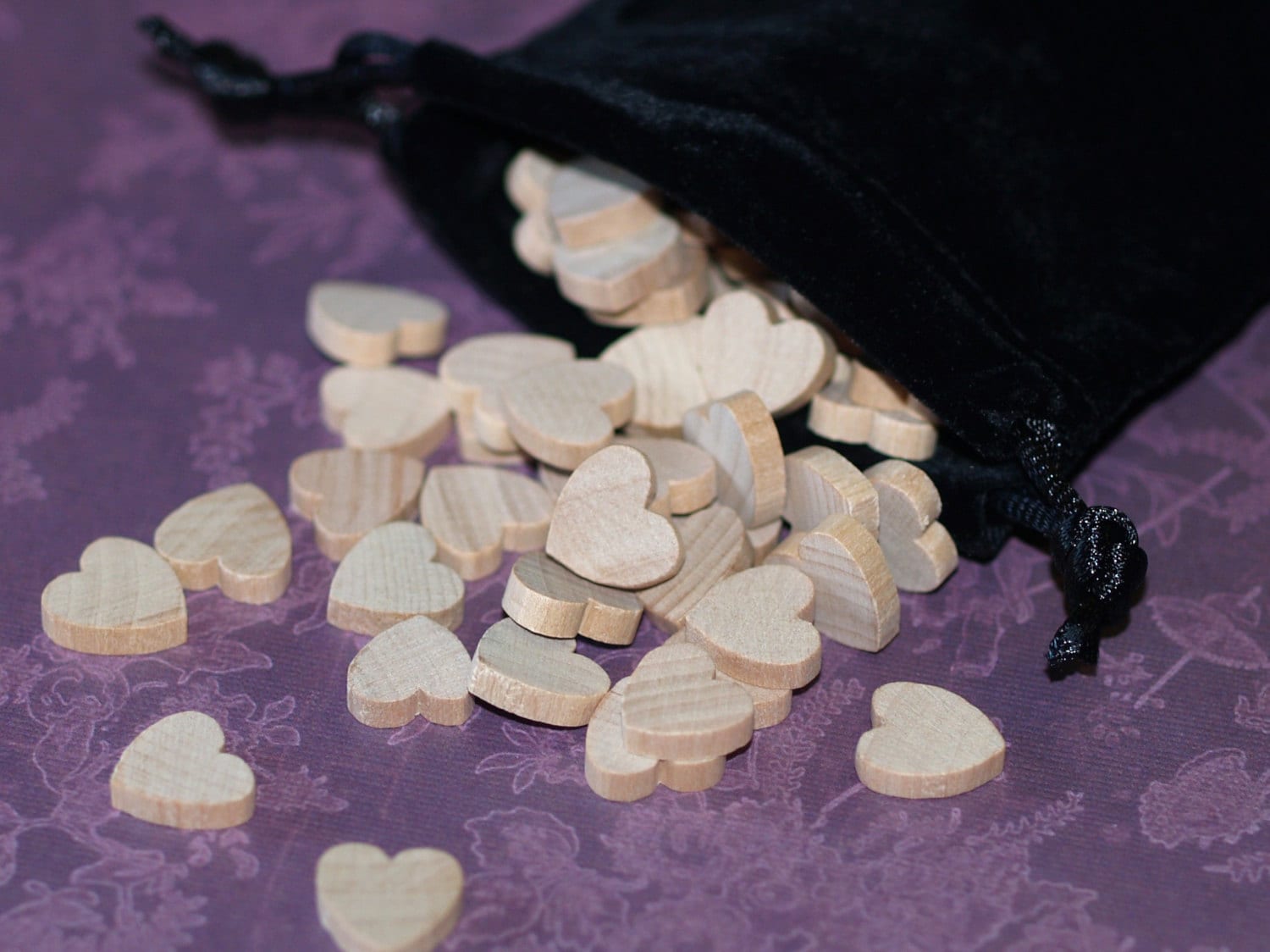 25 Mini Hearts ... 1/2 13mm Wooden Hearts Wedding | Etsy