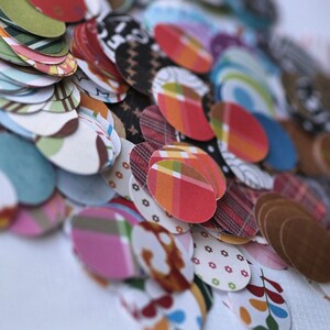 Lots and Lots of Spots and Dots ... Scrapbooking Paper Circles Fun ...