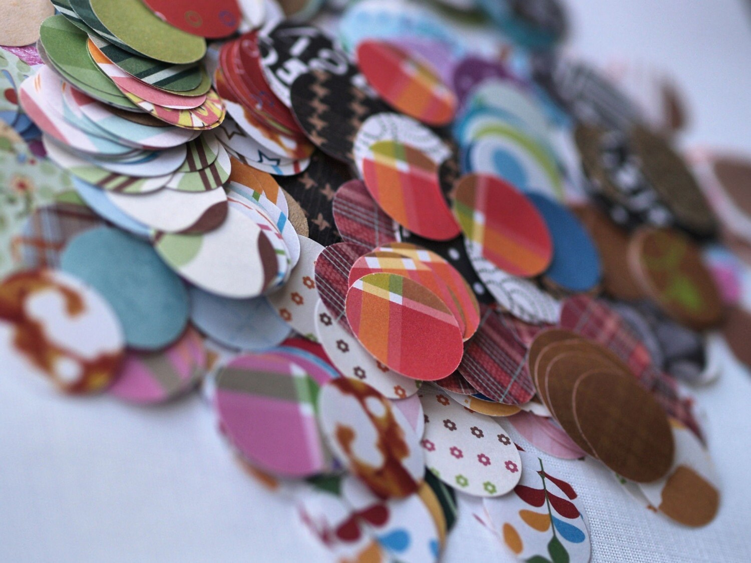 Lots and Lots of Spots and Dots ... Scrapbooking Paper Circles | Etsy