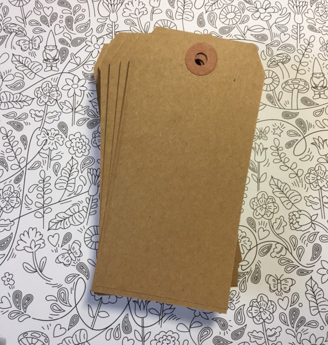 Extra Large XL Kraft Tags 100 Size 6 5.25 X - Etsy