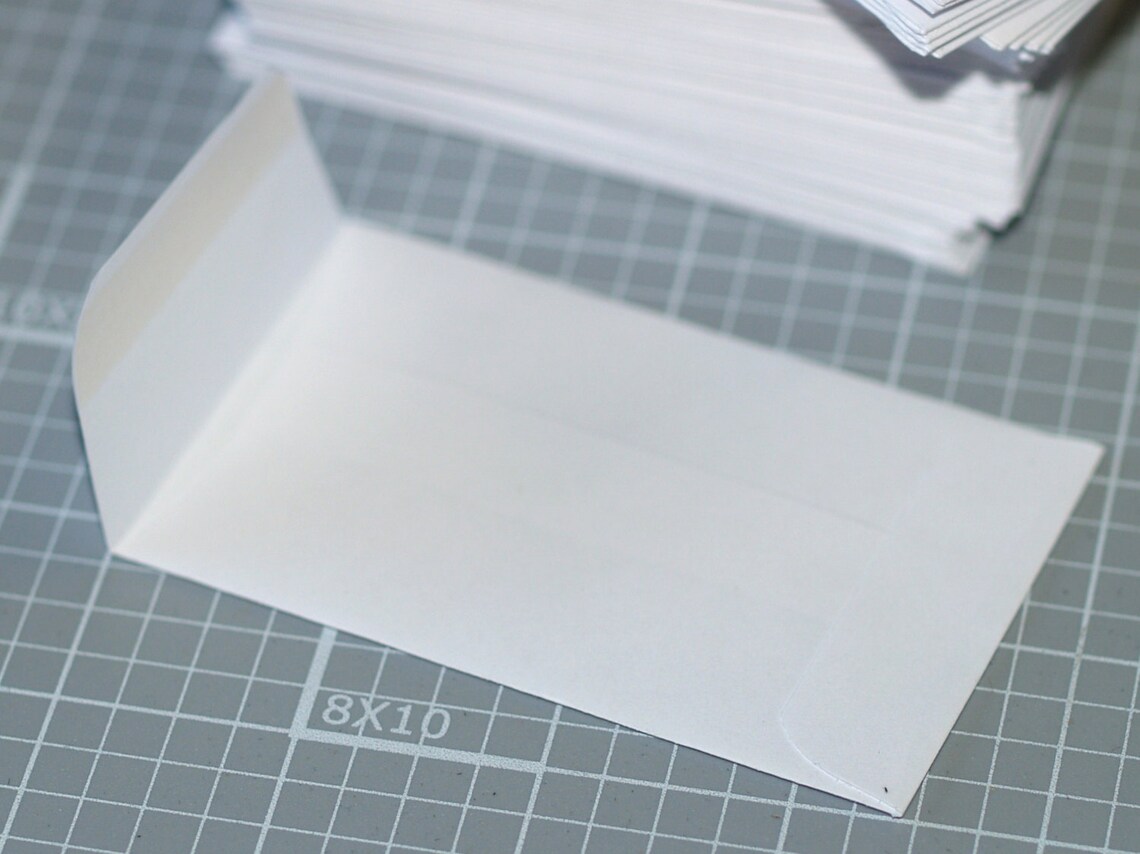 Coin Envelopes . White Mini Business Card Size 2.25 X | Etsy