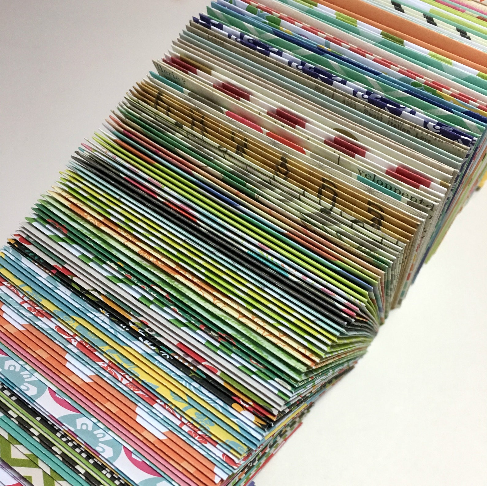 Square Mini Envelopes - Handmade 3.25" Envelopes Small Assortment ...