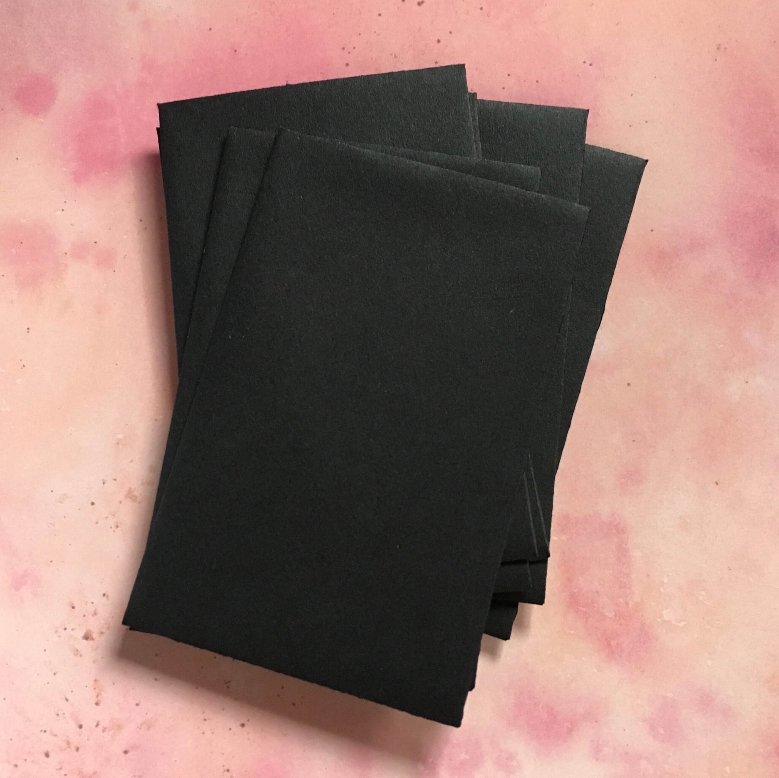 Coin Envelopes . Black Mini Gift Card Size 2.25" X 3.5" Gummed Flap ...